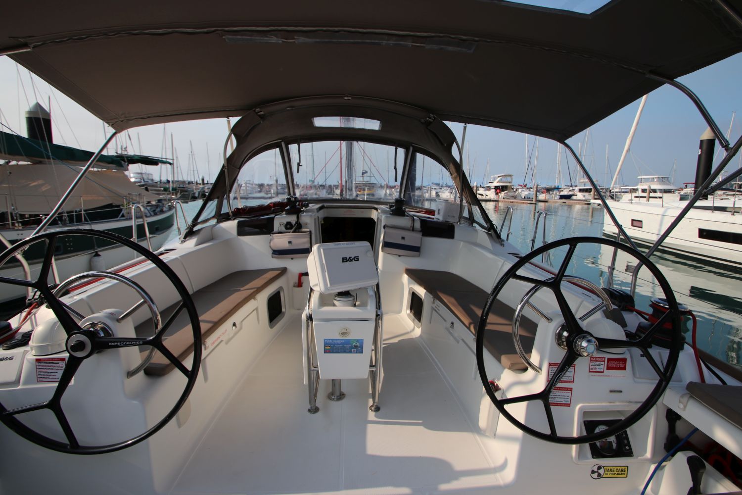 Jeanneau 43 Helm and Cockpit - Whitsunday Escape