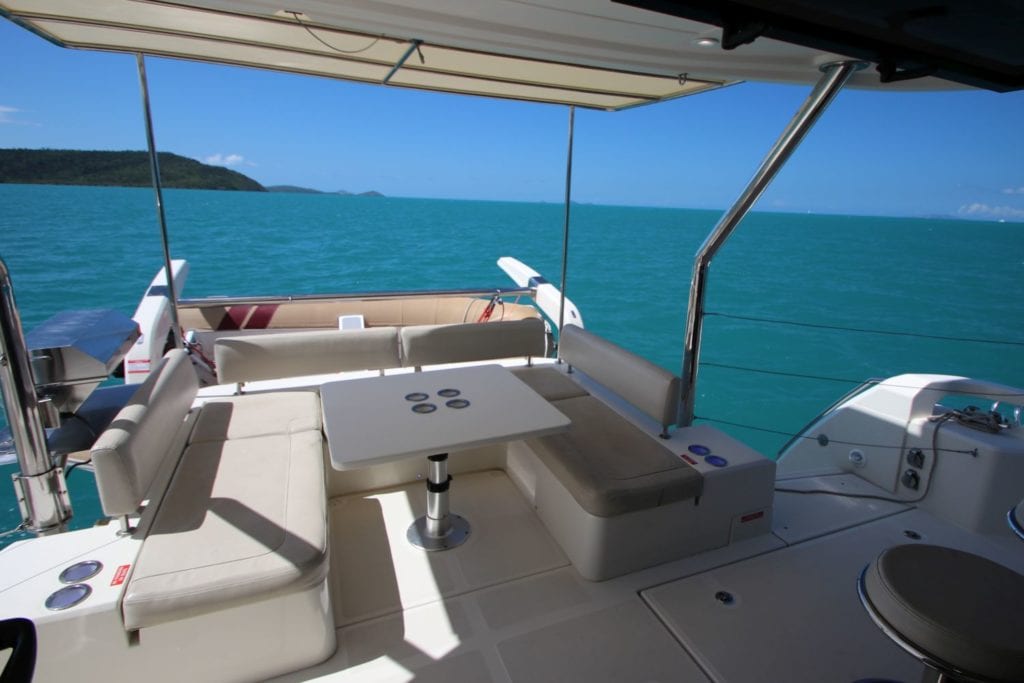 Aquila 44 Cockpit and BBQ - Whitsunday Escape™