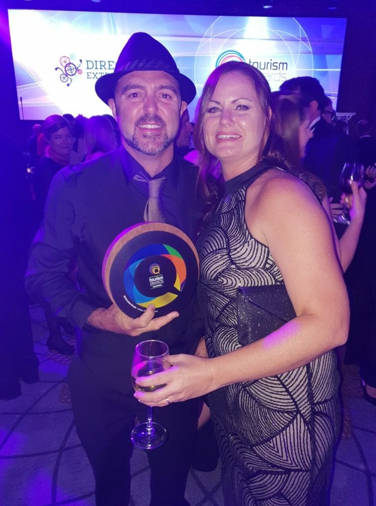Wes and Nadine with QTA 10 trophy - Whitsunday Escape